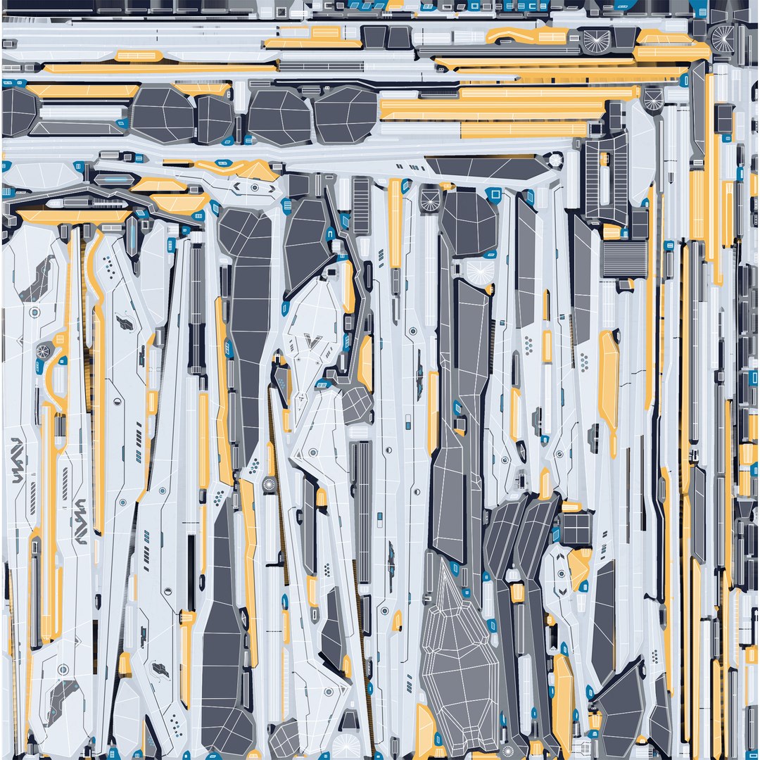 Cosmic Future Mecha Sanctus Luminari 3D Model - TurboSquid 2396447