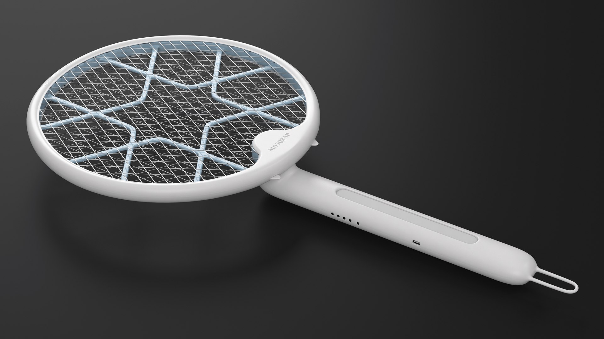 Mosqzap Foldable Bug Zapper Racket 3D - TurboSquid 2167692