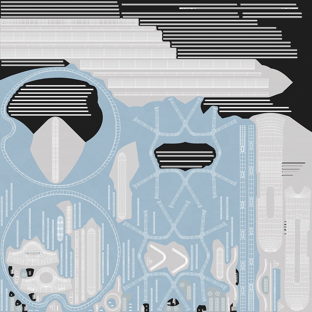 Mosqzap Foldable Bug Zapper Racket 3D - TurboSquid 2167692