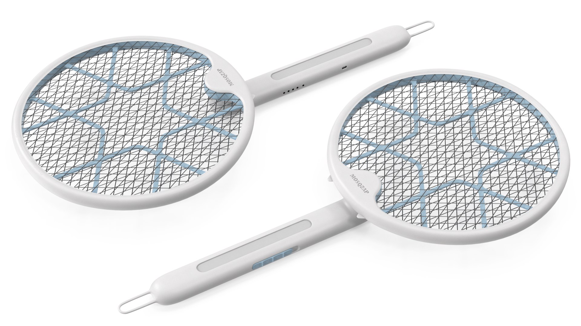 Mosqzap Foldable Bug Zapper Racket 3D - TurboSquid 2167692