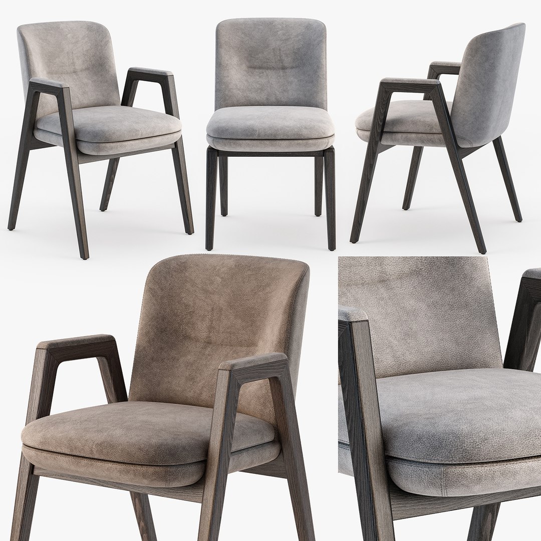 3D minotti lance chair - TurboSquid 1287073