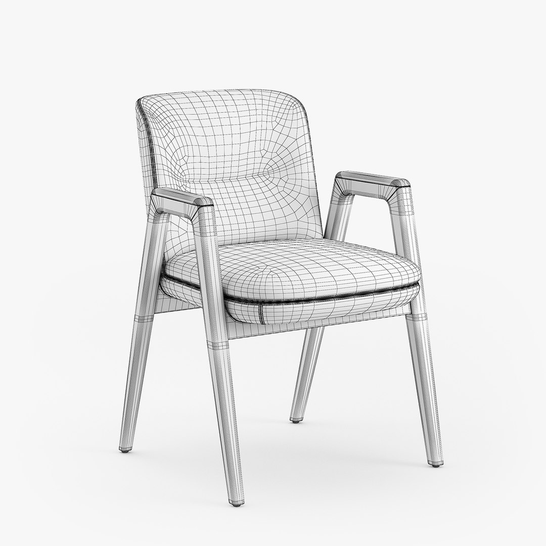 3D minotti lance chair - TurboSquid 1287073