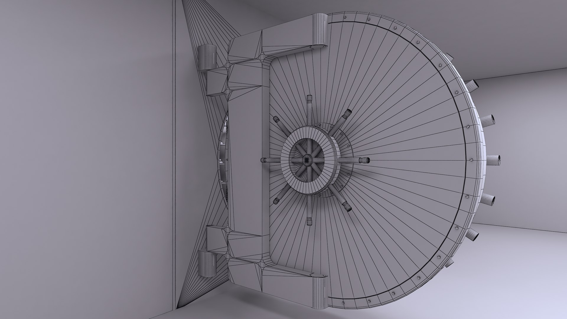 3D Bank Vault Model - TurboSquid 1626156