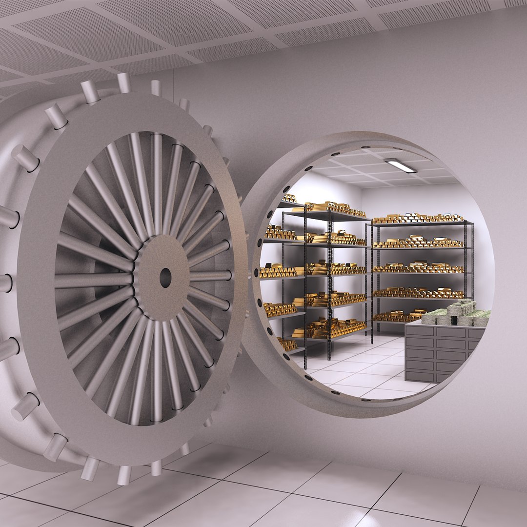 3D Bank Vault Model - TurboSquid 1626156