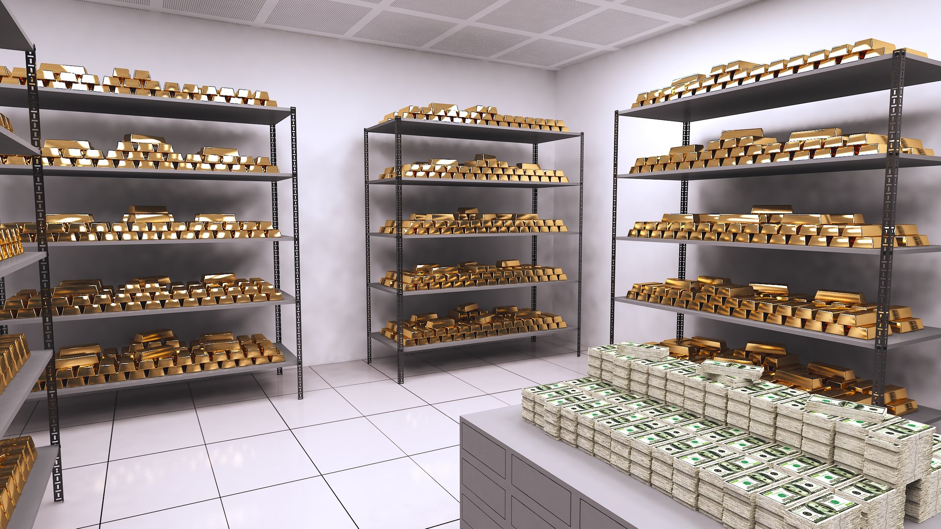 3D Bank Vault Model - TurboSquid 1626156