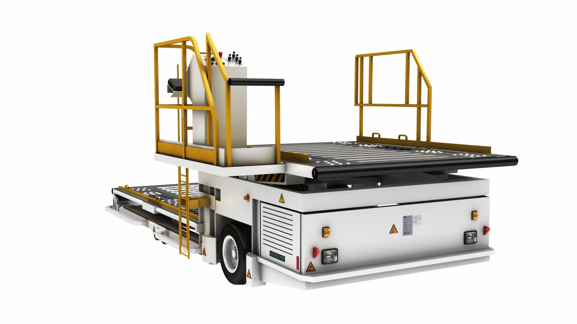 Airport Baggage Loader Device Model - TurboSquid 1464202