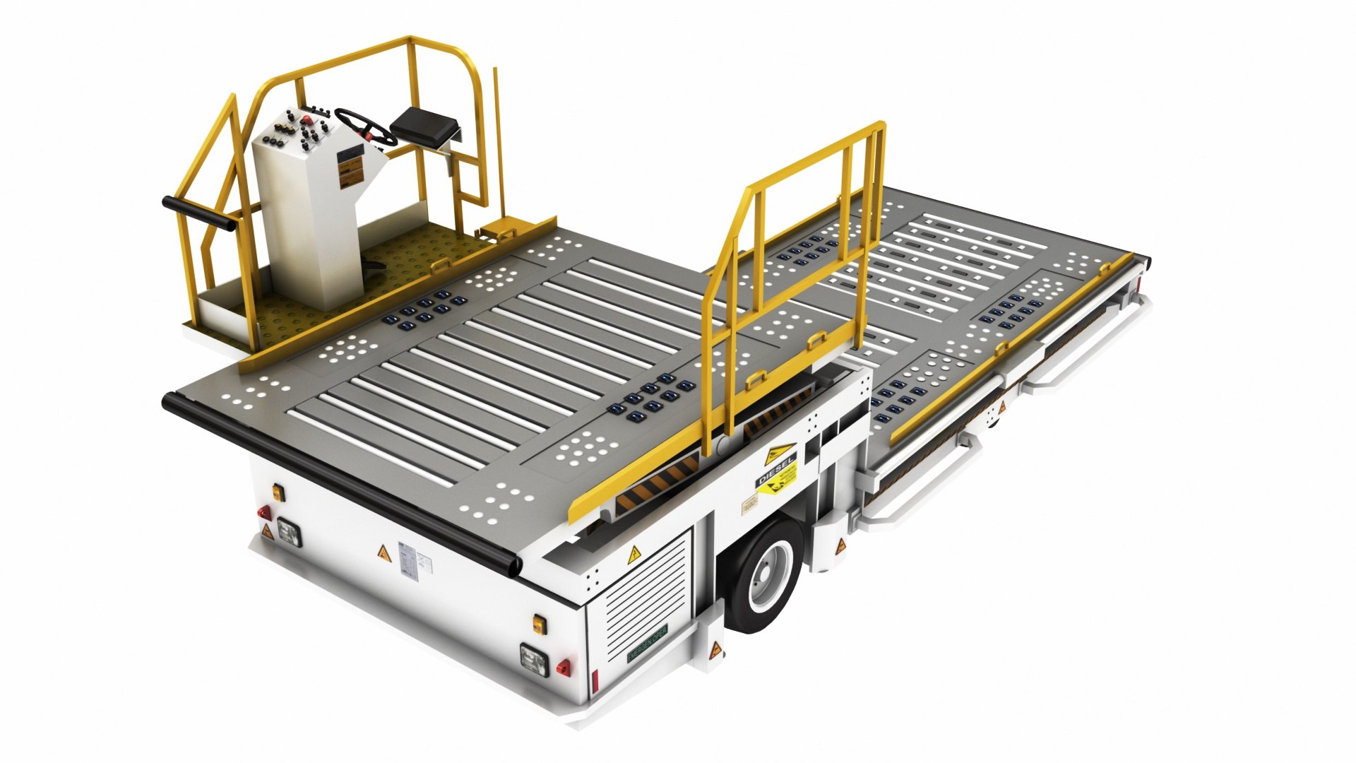 Airport Baggage Loader Device Model - TurboSquid 1464202