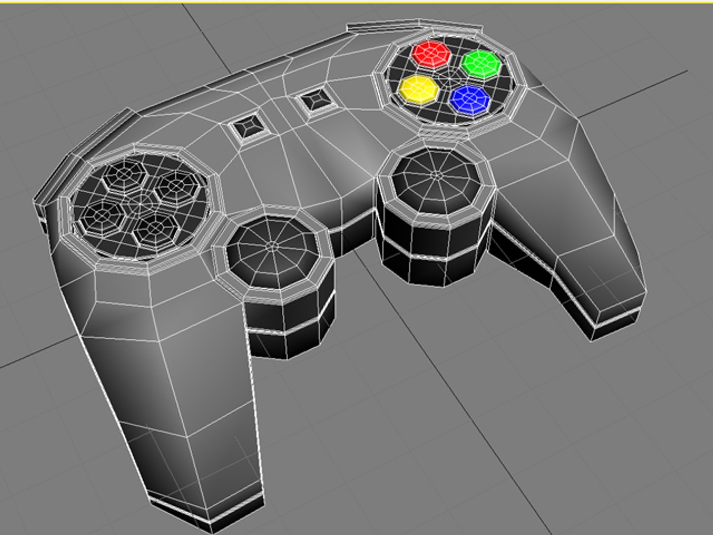 3d Generic Games Controller Model