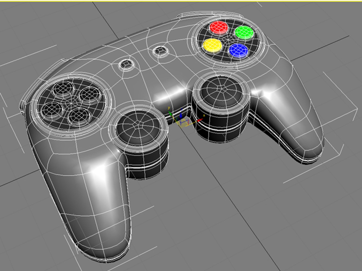 3d Generic Games Controller Model