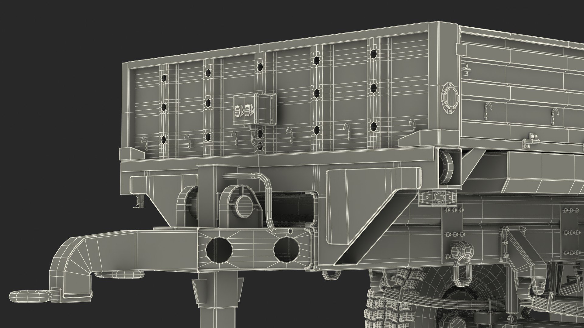 Military Cargo Trailer model - TurboSquid 1766211