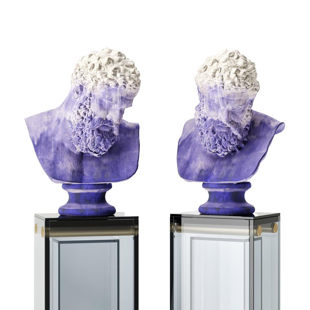 Hercules Head Sculpture Modern 3D Model - TurboSquid 2315297