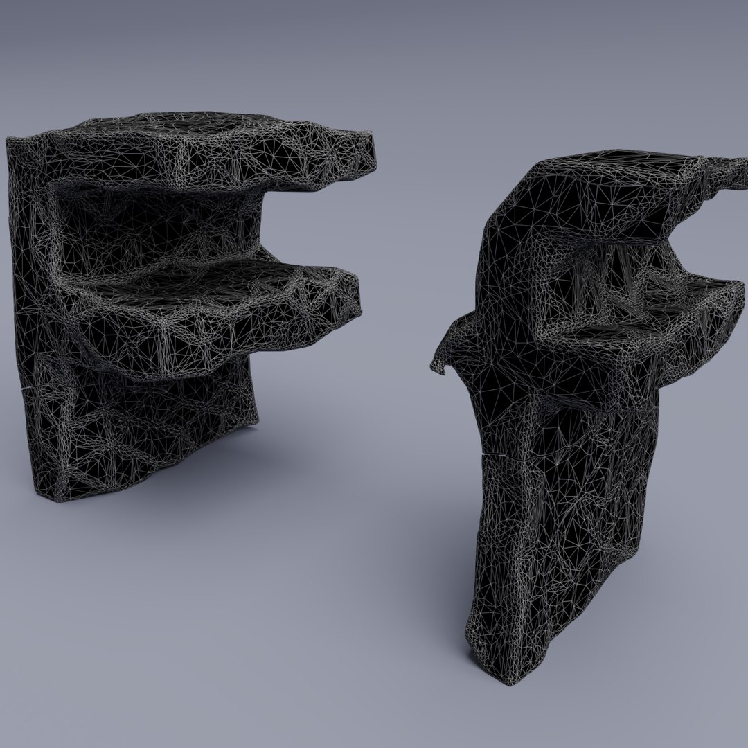 Letter F 3D Model - TurboSquid 1341416