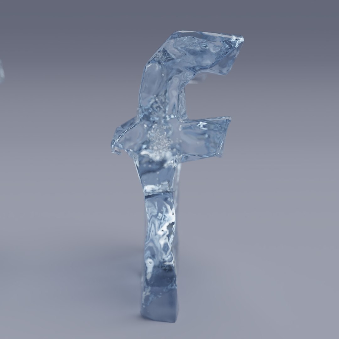 Letter F 3D Model - TurboSquid 1341416