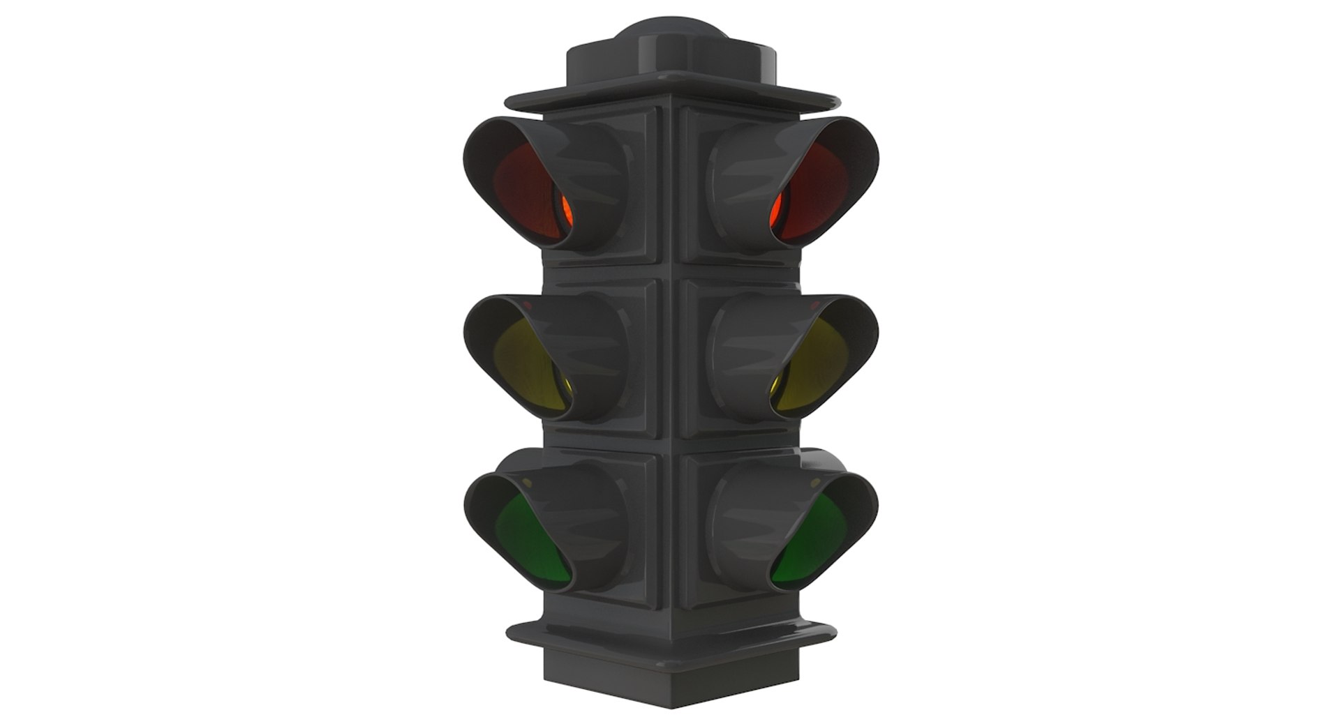 3d Traffic Light Model