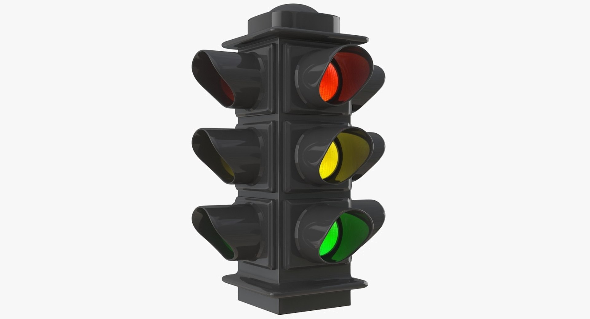 3d Traffic Light Model
