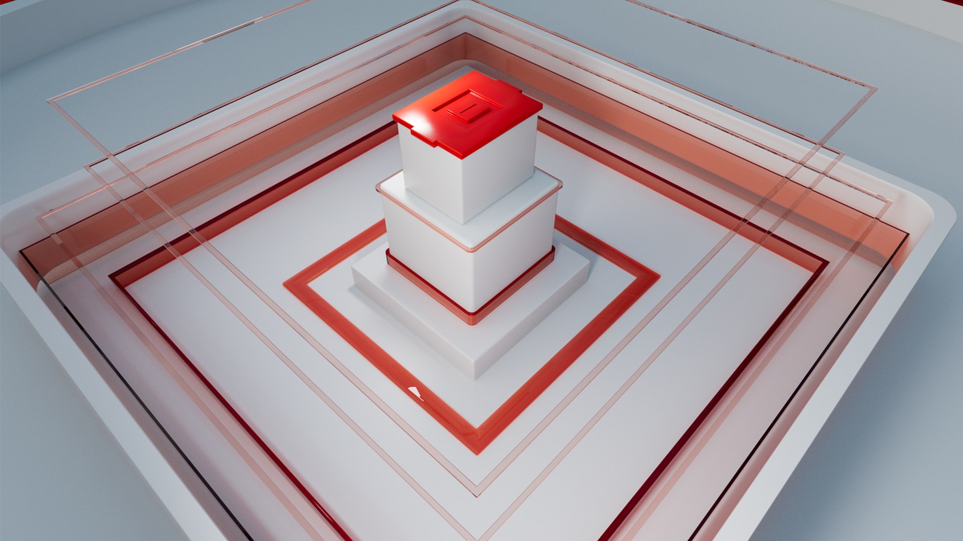 Ballot Box With Scene 3D Model - TurboSquid 2072611