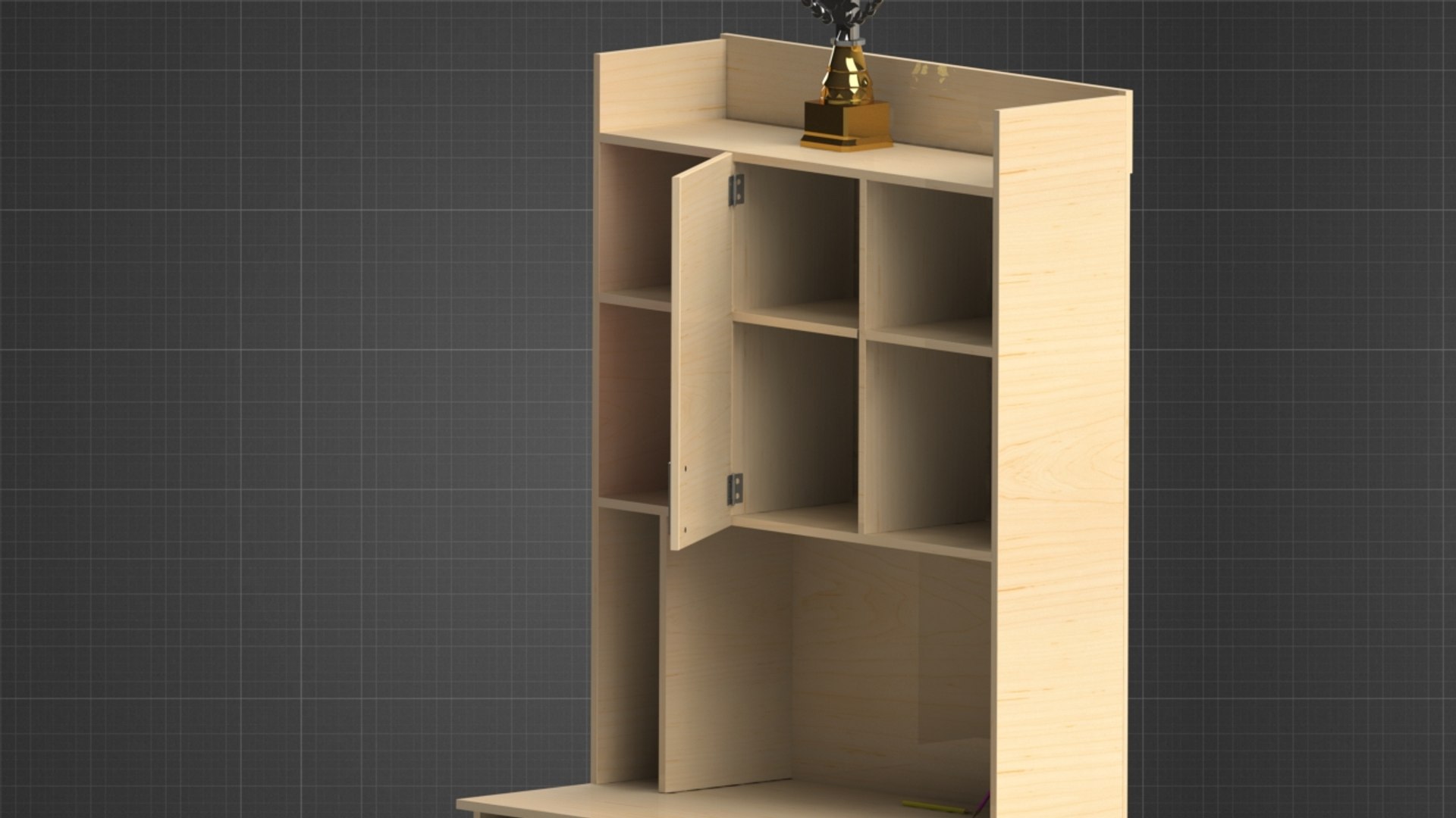 3D Children Lecture Table - TurboSquid 1639242