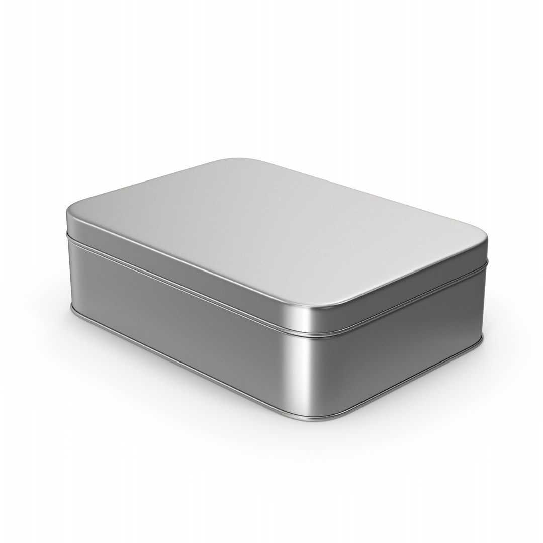 3D Model Steel Tin Container - TurboSquid 2143876
