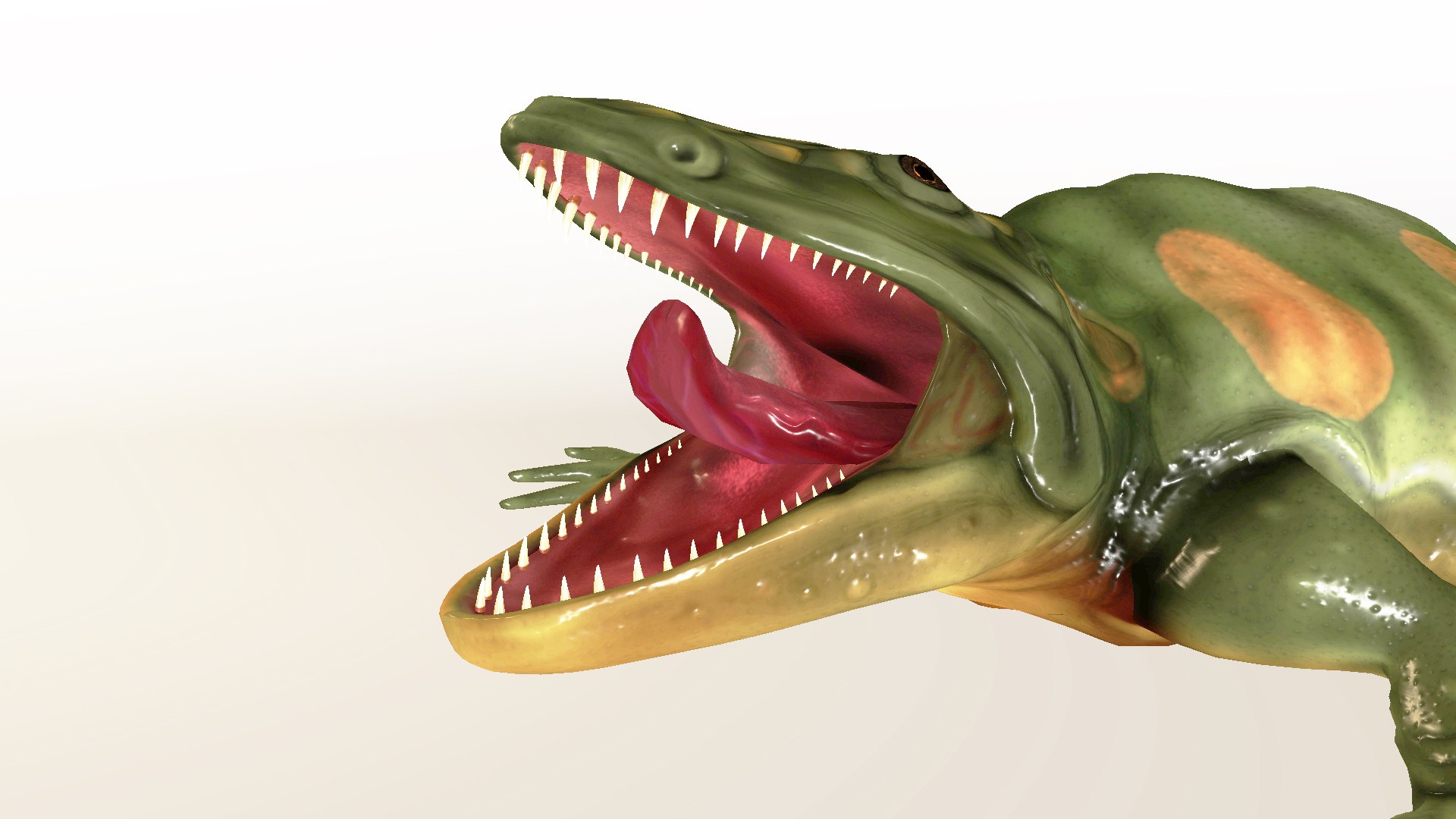 3d Ichthyostega Devon Model