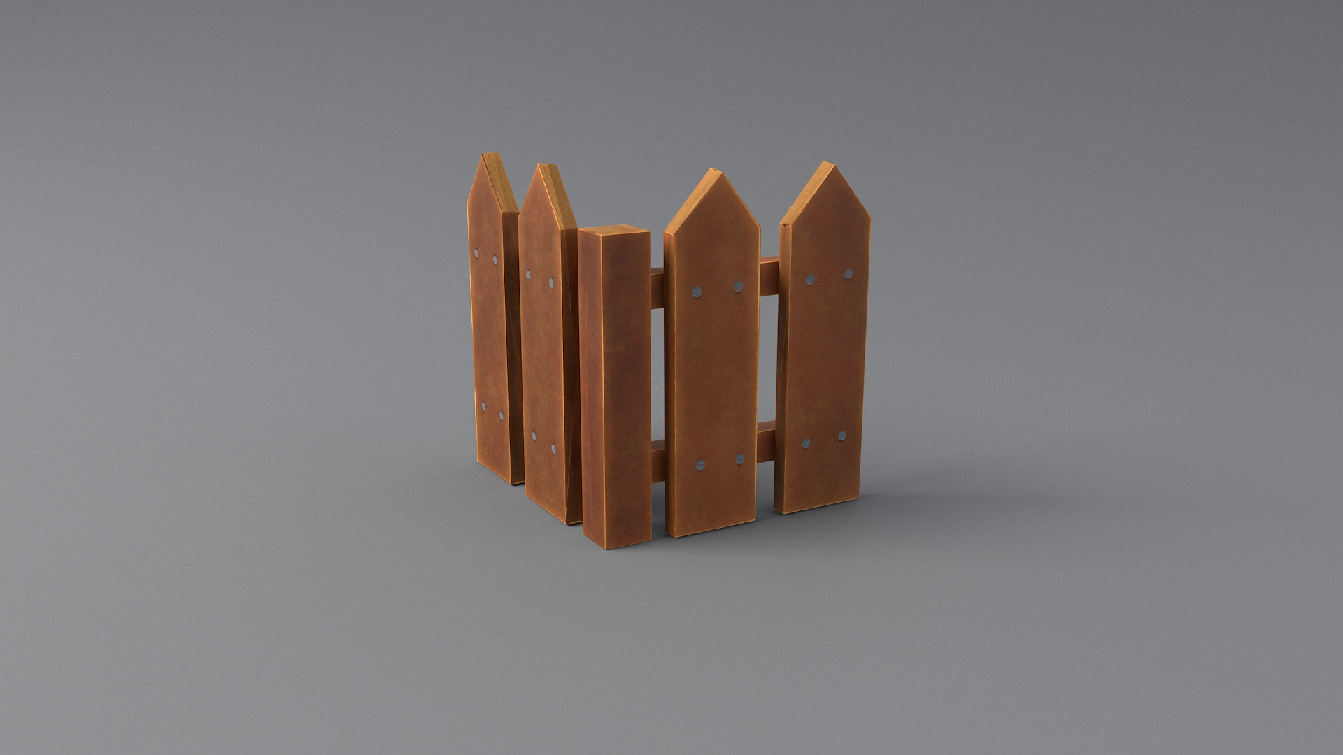 3D Cartoon Wooden Fence Pack - TurboSquid 1916165