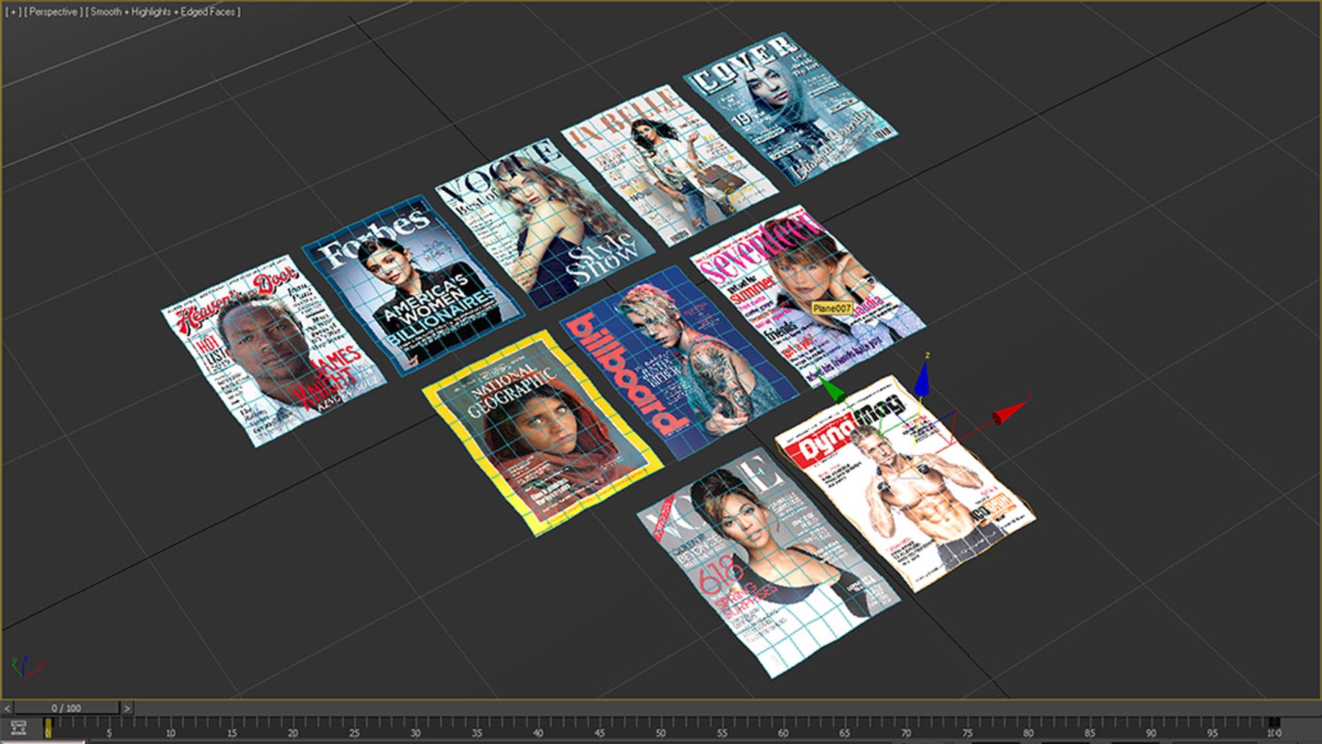 Magazines Modeled Model - TurboSquid 1426973