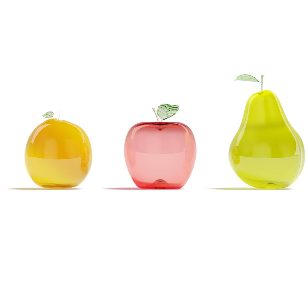 Fruits Glass Obj