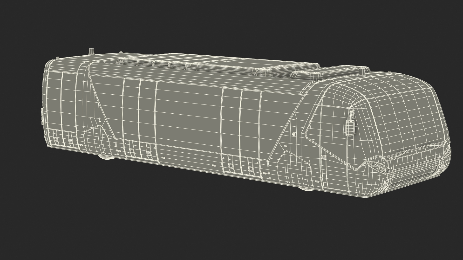 Airside Passenger Bus Simple Interior 3D Model - TurboSquid 1876126