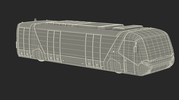 Airside Passenger Bus Simple Interior 3D model - TurboSquid 1876126