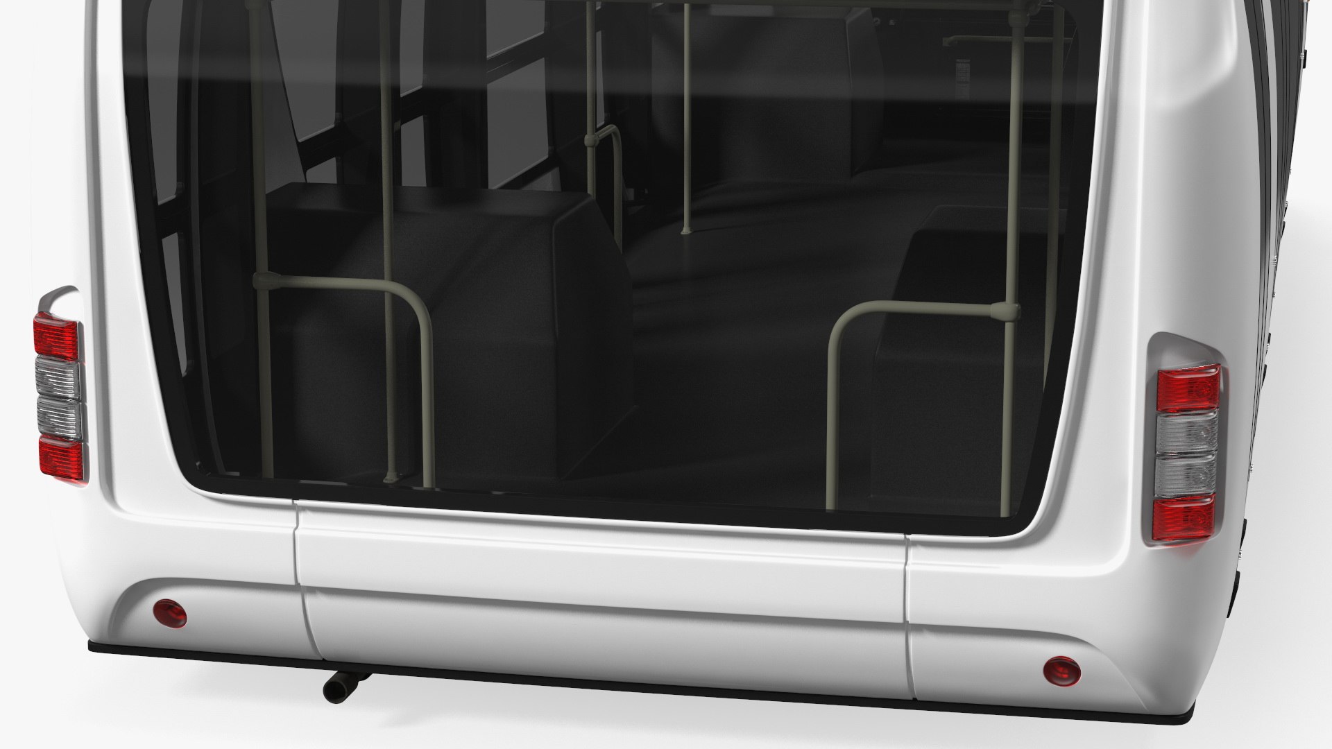 Airside Passenger Bus Simple Interior 3D model - TurboSquid 1876126