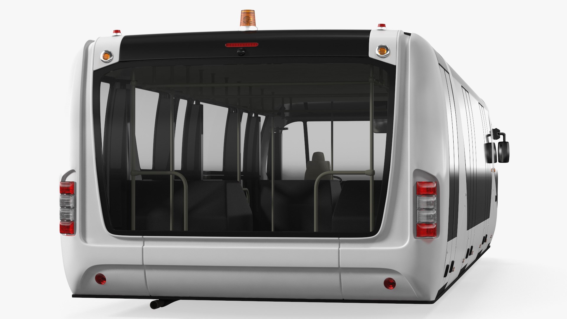 Airside Passenger Bus Simple Interior 3D model - TurboSquid 1876126