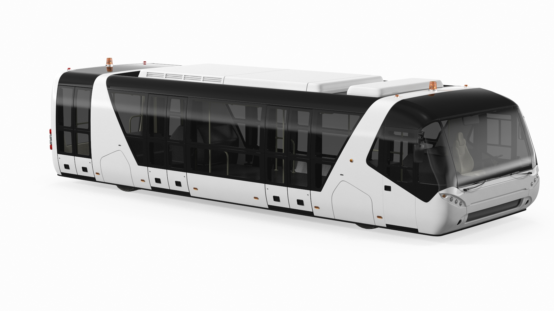 Airside Passenger Bus Simple Interior 3D Model - TurboSquid 1876126