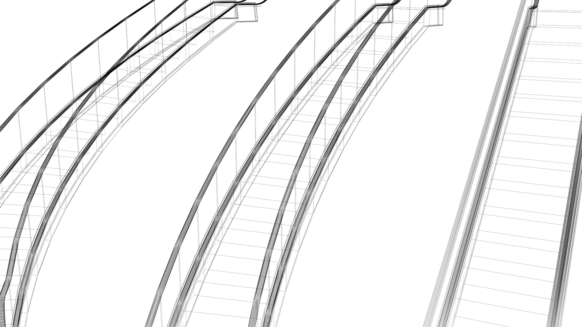 Travelator Escalator 3D - TurboSquid 1678718