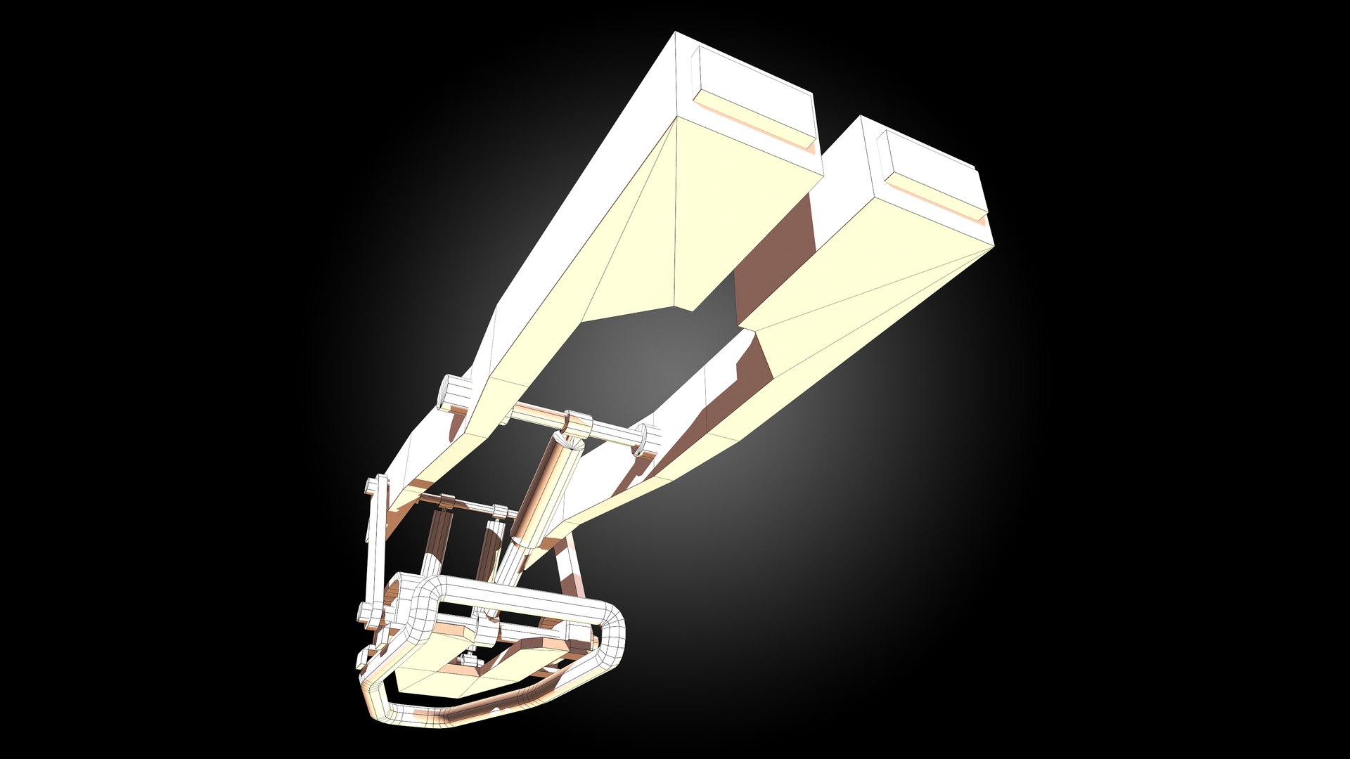 Landing Foot B 3D - TurboSquid 1717177