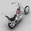 Easy Rider Motorcycle 3d Model