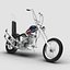 Easy Rider Motorcycle 3d Model