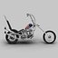 Easy Rider Motorcycle 3d Model