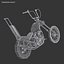 Easy Rider Motorcycle 3d Model