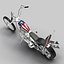Easy Rider Motorcycle 3d Model