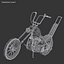 Easy Rider Motorcycle 3d Model