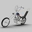 Easy Rider Motorcycle 3d Model