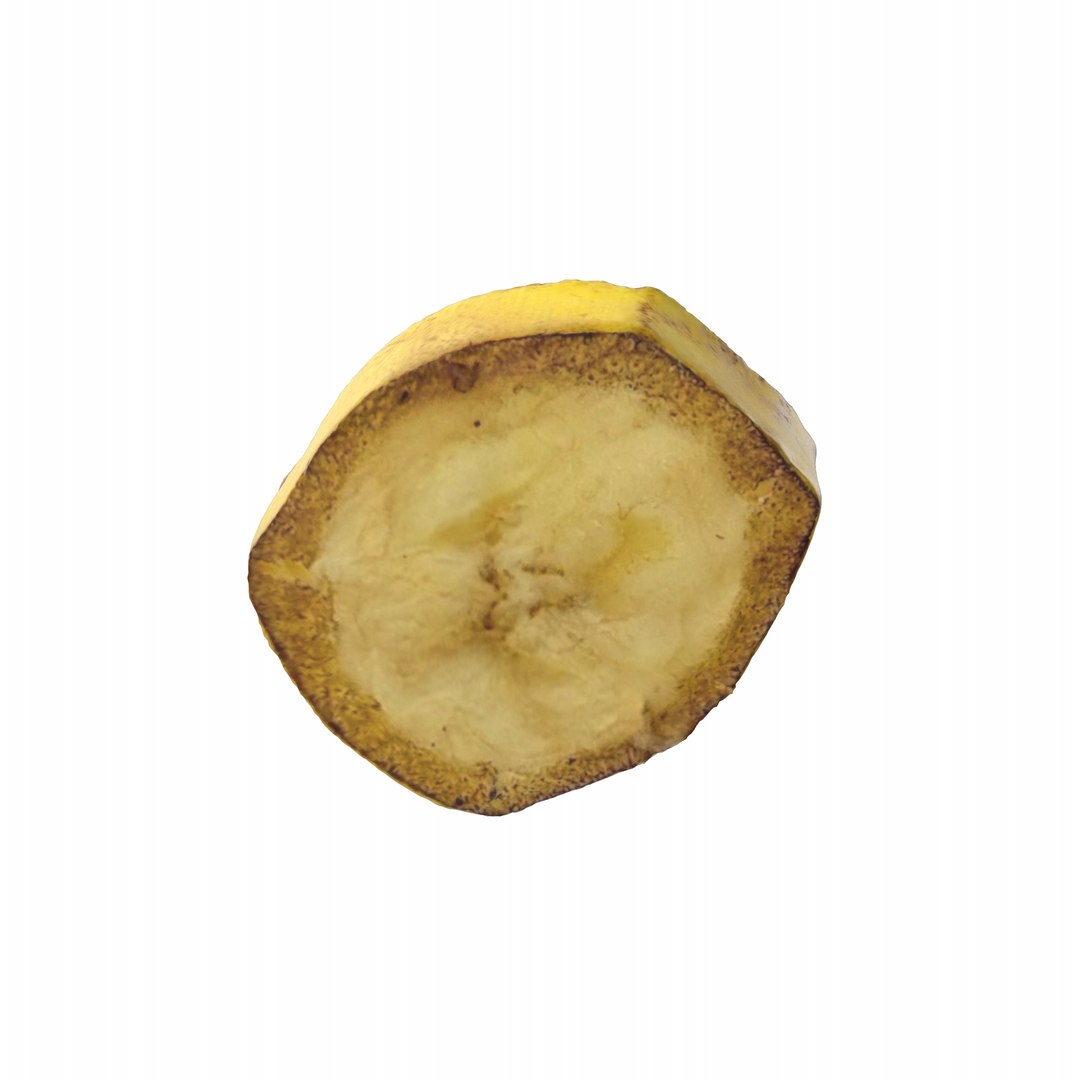 Banana Piece 3D Model - TurboSquid 2391040