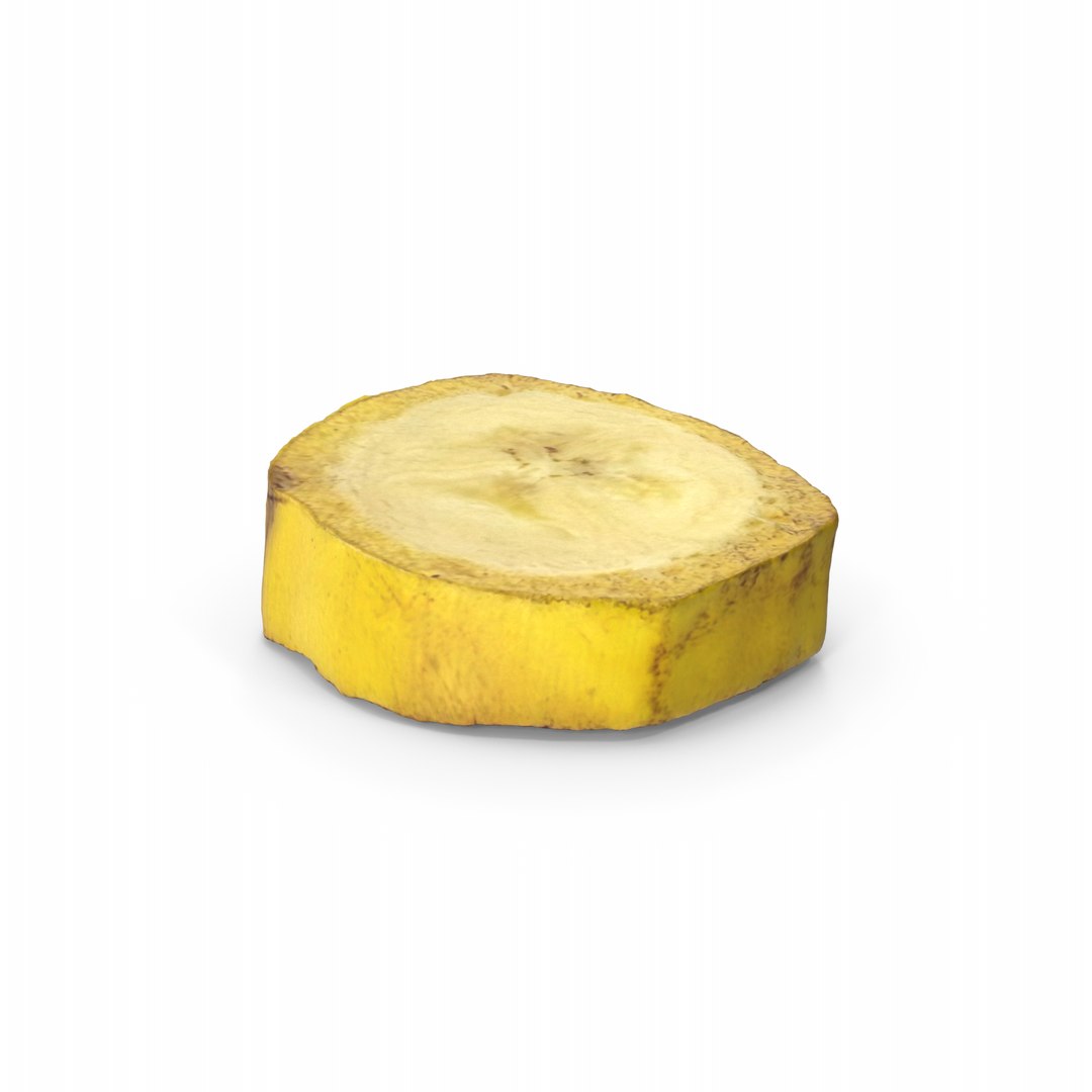Banana Piece 3D Model - TurboSquid 2391040