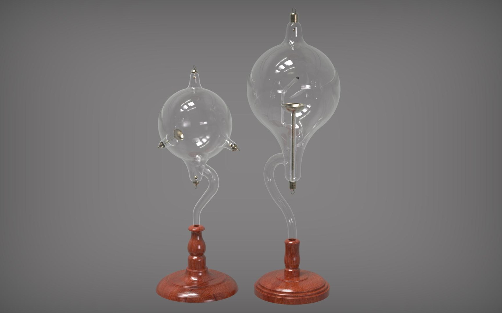 3D Two Gas Discharge Tubes Model - TurboSquid 2131773