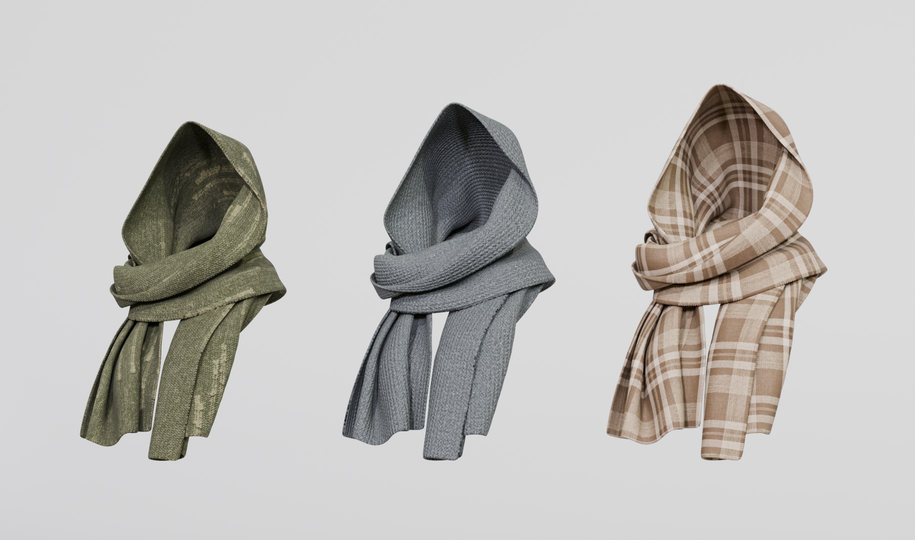 Scarf Wrap 3D Model - TurboSquid 2297309
