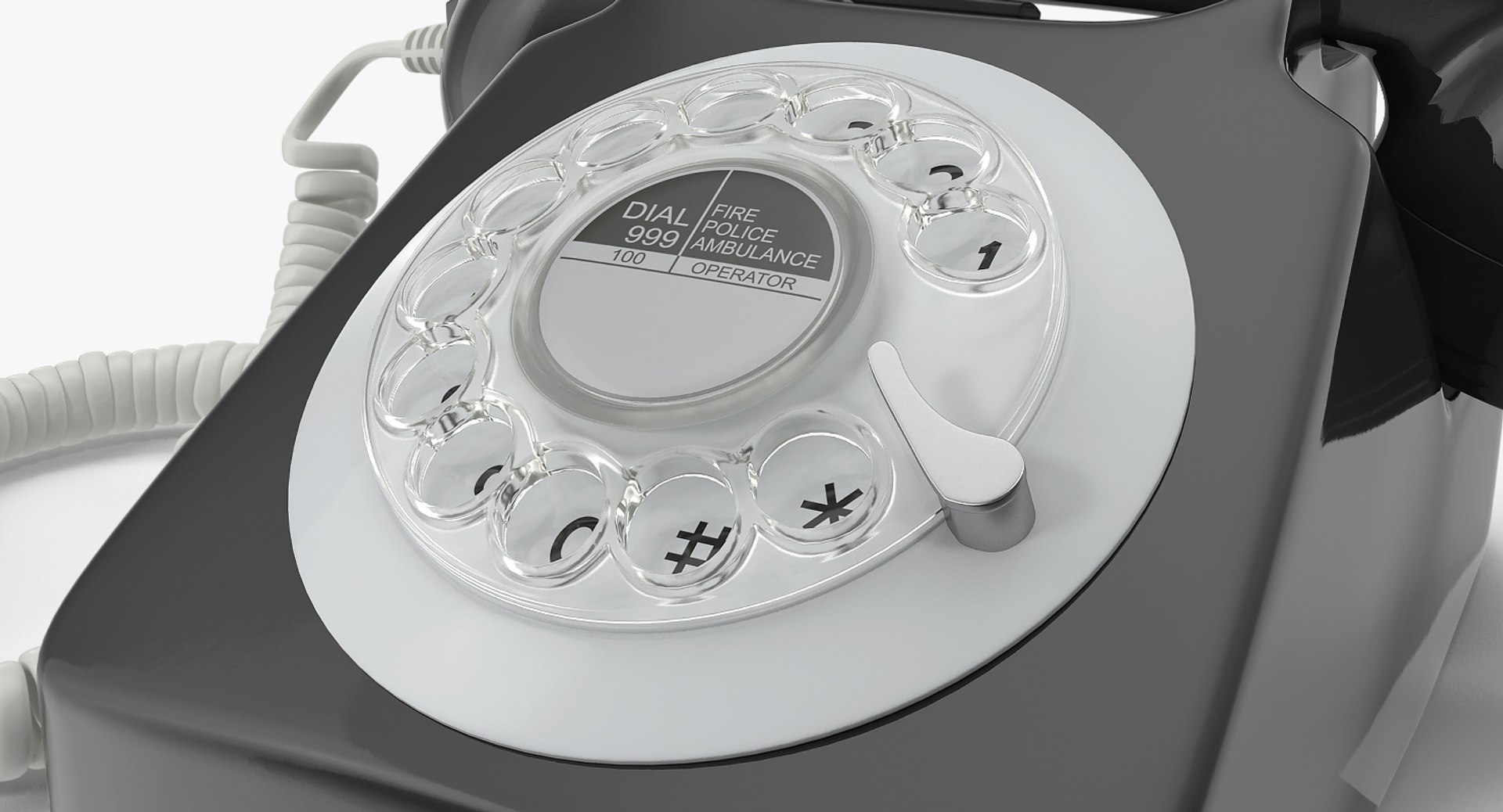 Classic Style Rotary Dial Model - TurboSquid 1391983