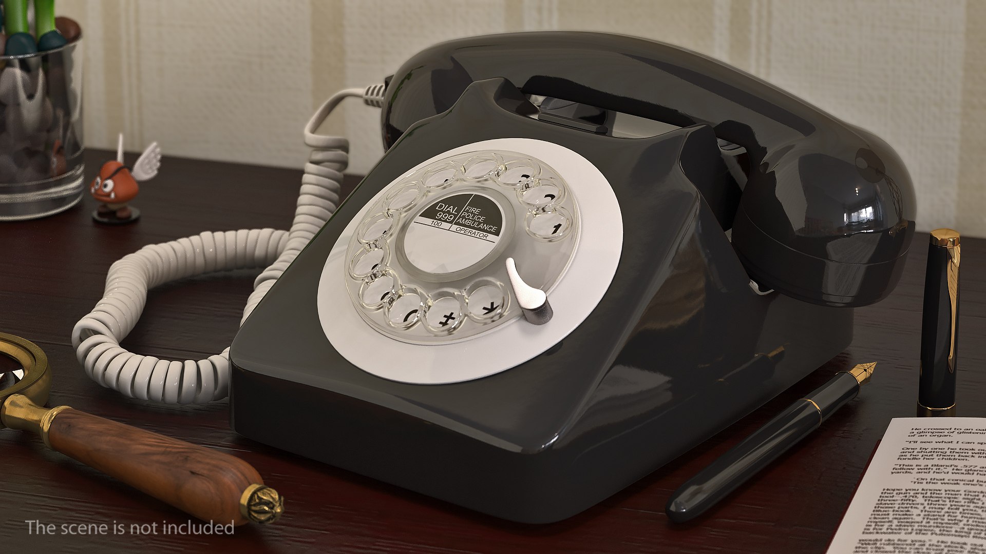 Classic Style Rotary Dial Model - TurboSquid 1391983