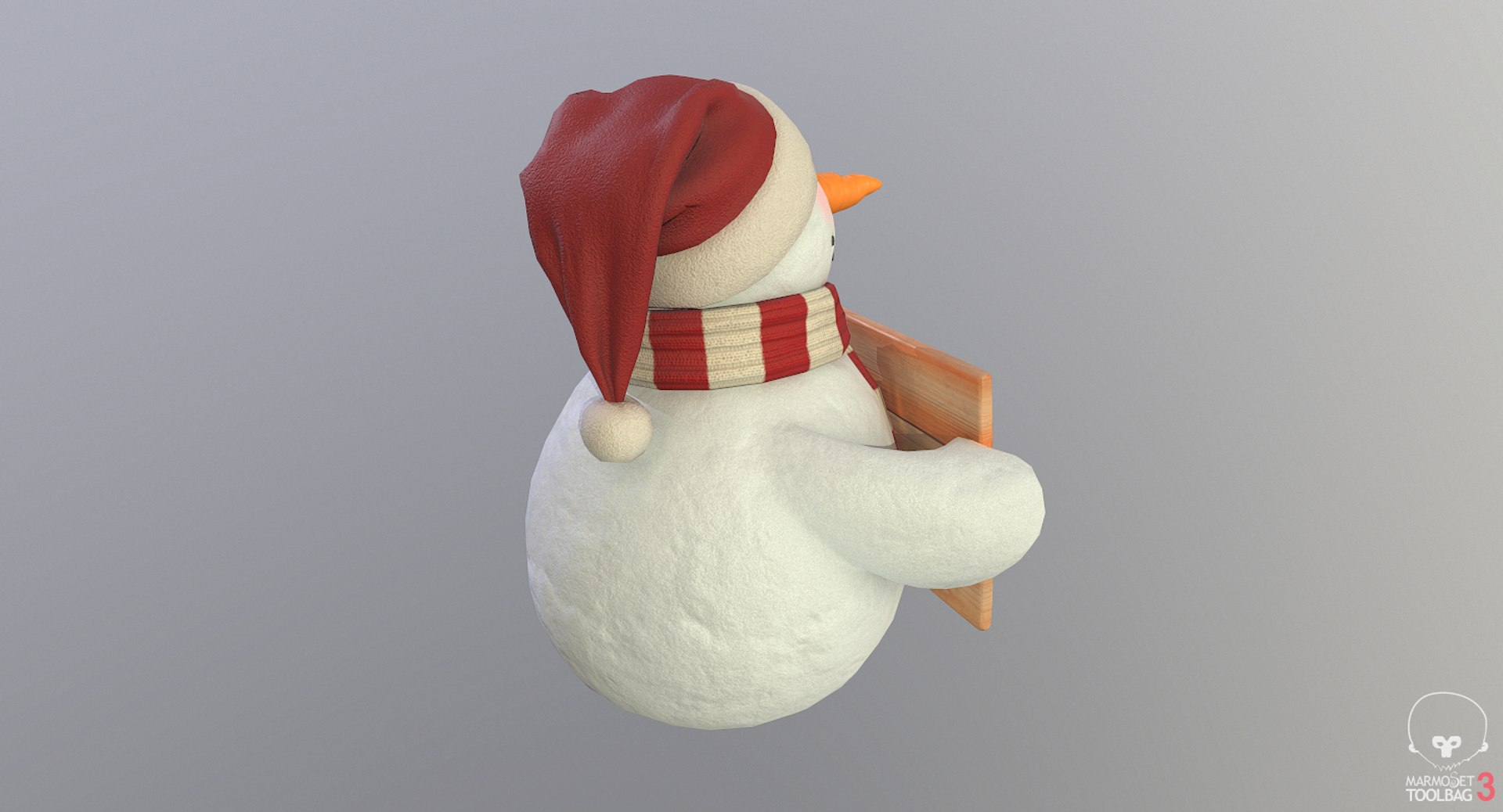 3D realistic snowman holiday christmas - TurboSquid 1345783