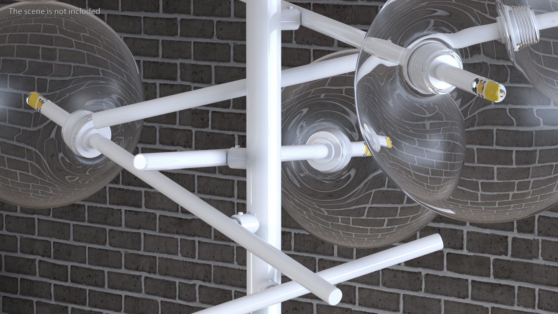 3D Kitchen Pendant Light White model - TurboSquid 2018112