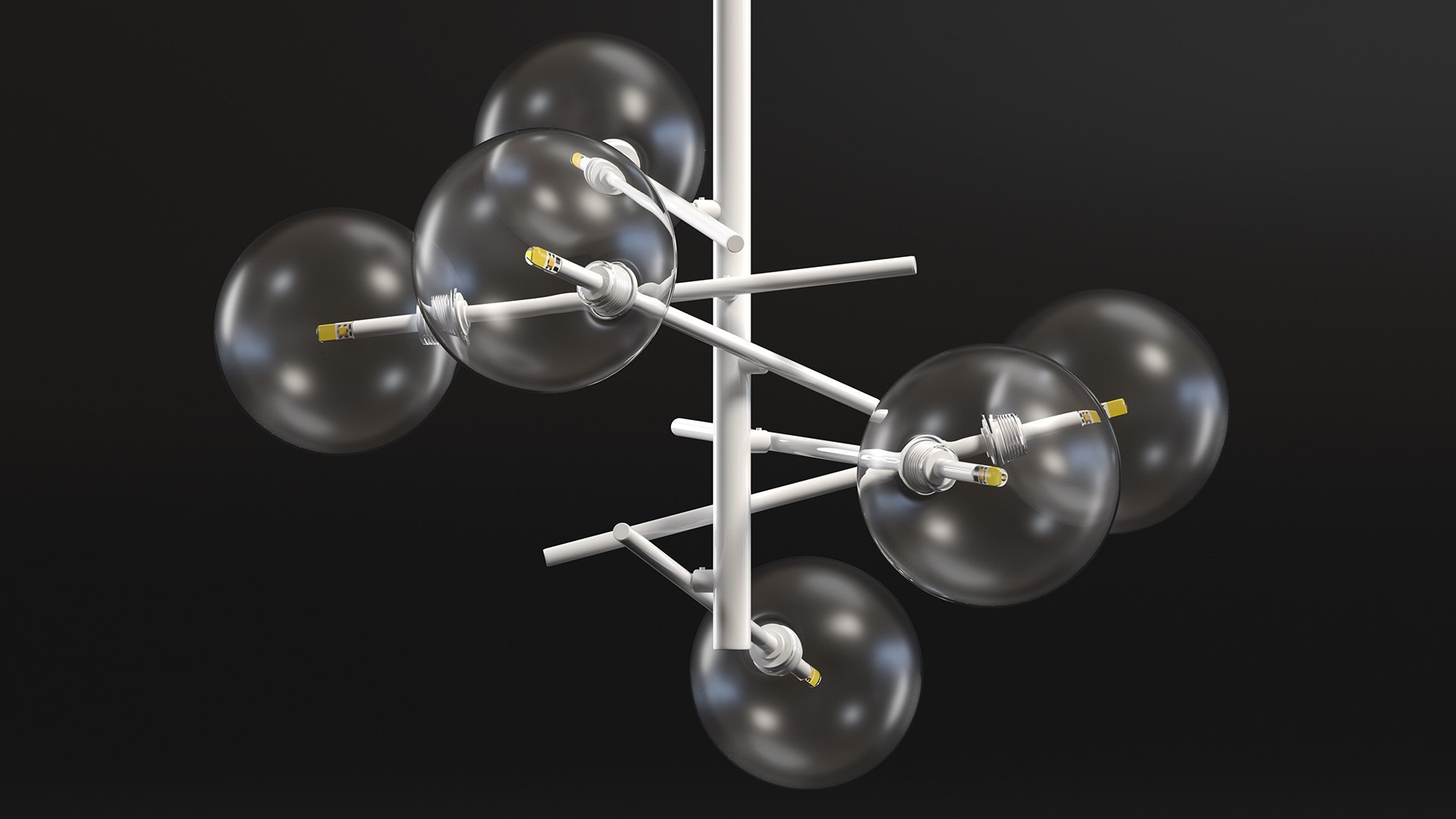 3D Kitchen Pendant Light White model - TurboSquid 2018112