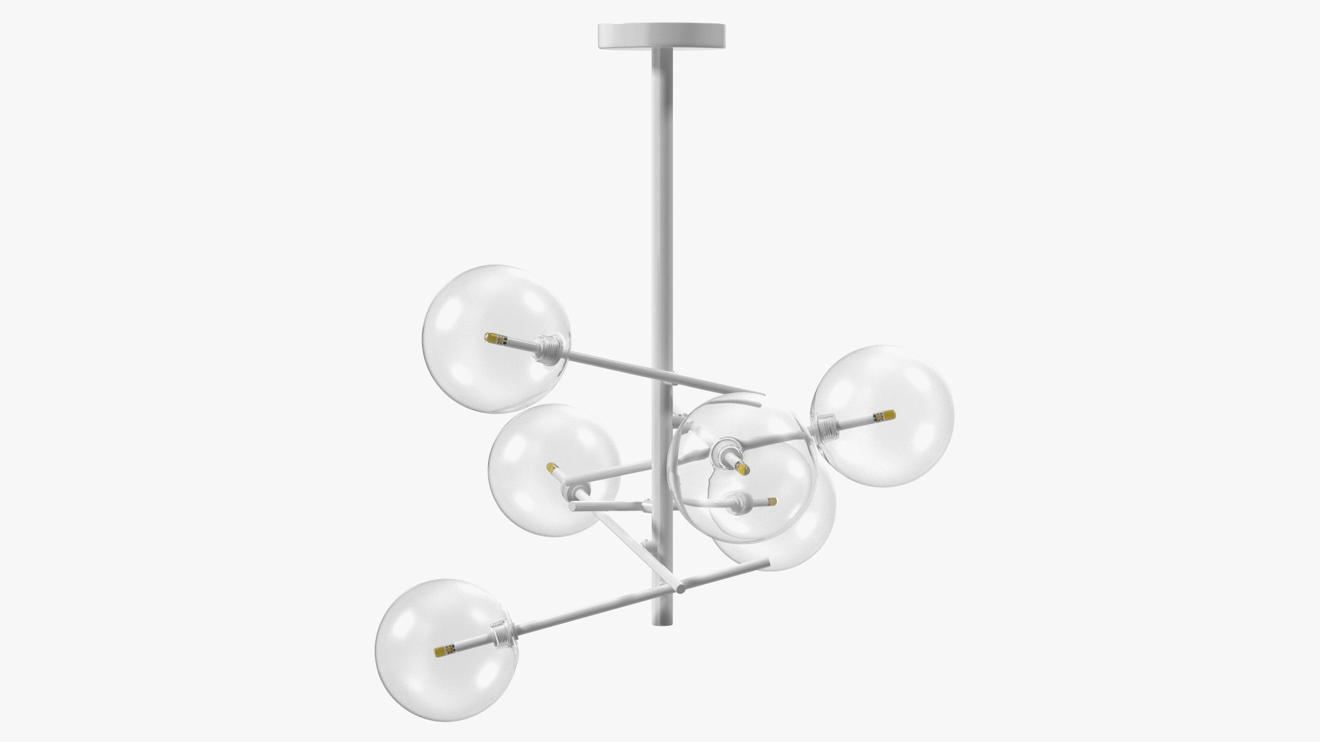 3D Kitchen Pendant Light White model - TurboSquid 2018112